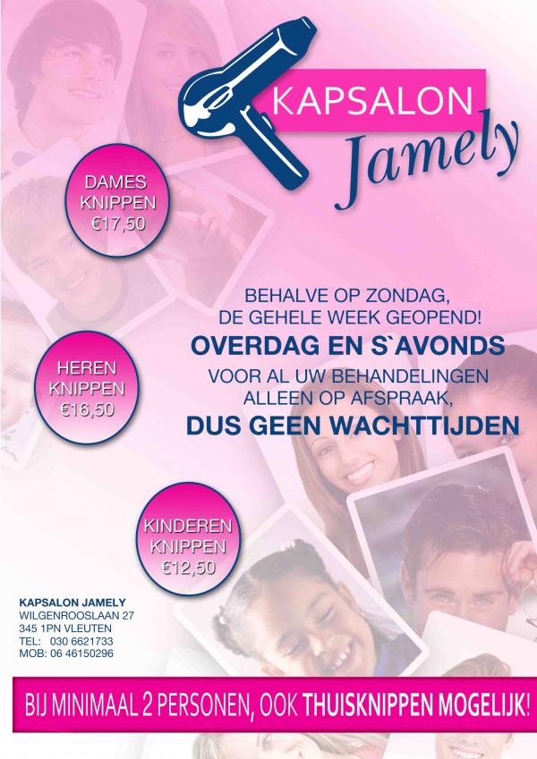 Ontwerpen van beukdesign - Flyer A4 Voor Kapsalon