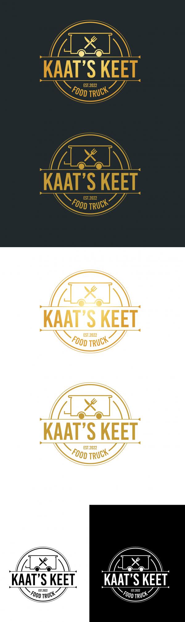 Ontwerpen van cupcake - logo Kaats Keet kaat’s keet