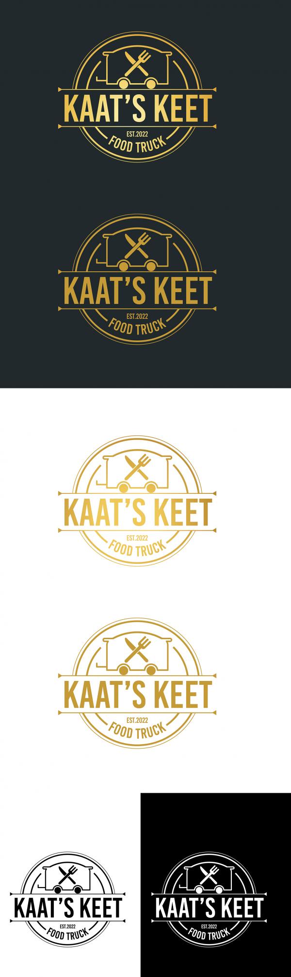 Ontwerpen van cupcake - logo Kaats Keet kaat’s keet
