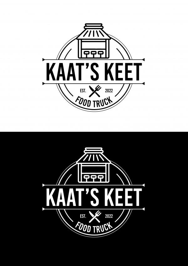 Ontwerpen van cupcake - logo Kaats Keet kaat’s keet