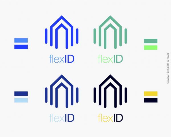 Designs by Kieran Burr - Logo and corparate identity FlexID