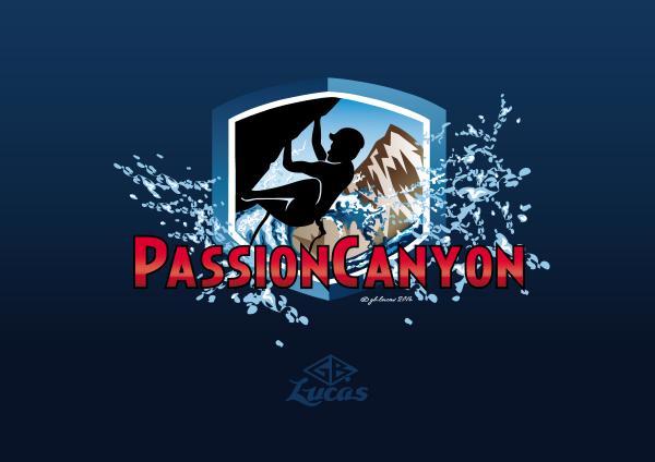 Designs by gblucas - Adventurous logo for an outdoor company (canyoning)