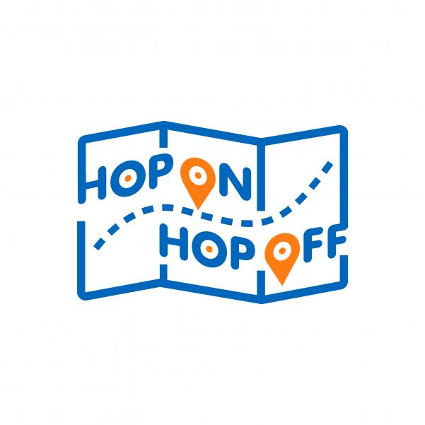 Ontwerpen van Looperman - Logo voor de Hop on Hop off buslijn